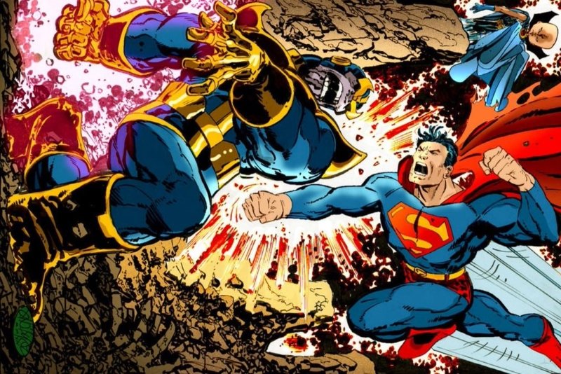 Superman Vs Thanos